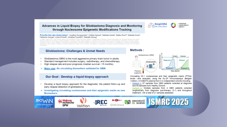Advances in Liquid Biopsy for Glioblastoma Diagnosis and Monitoring through Nucleosome ...